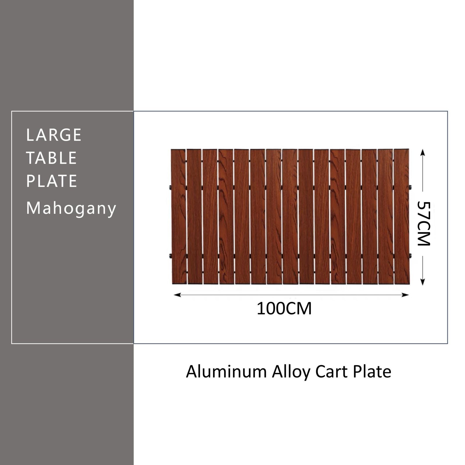 Cart Plate Large Mahogany – Ozbasket