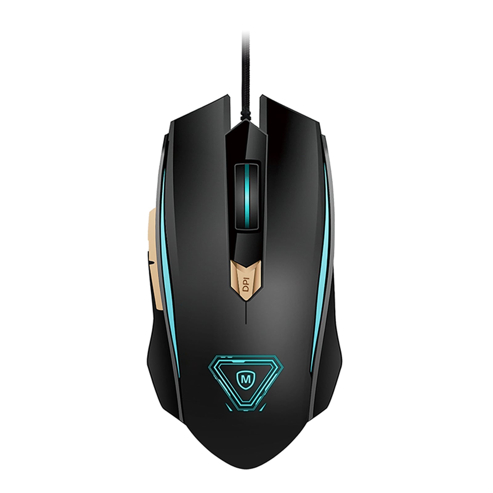 Gaming Mouse Rainbow Wired Breathing LED 6 Buttons DPI Switch Hi Perfo ...