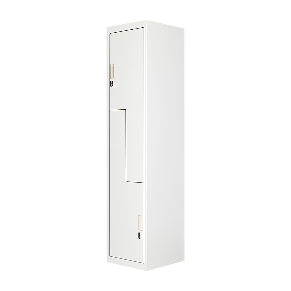 Grey Two-Door L-shaped Office Gym Shed Storage Lockers – Ozbasket